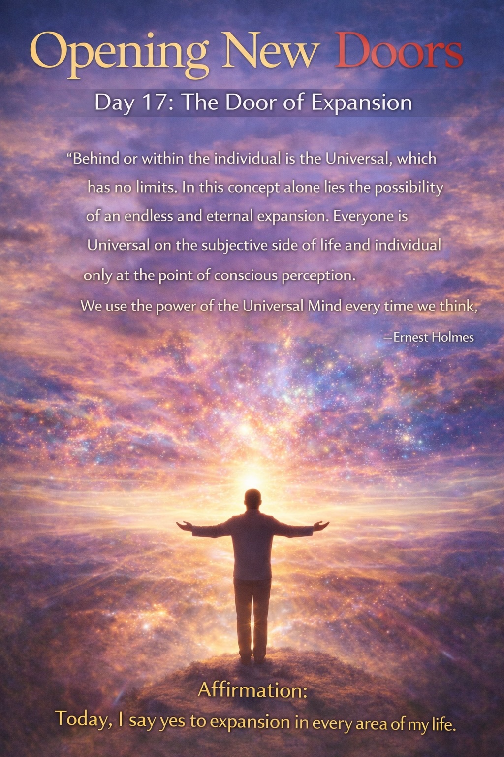 Opening New Doors – Day 17 – The Door of Expansion | Love Changes ...